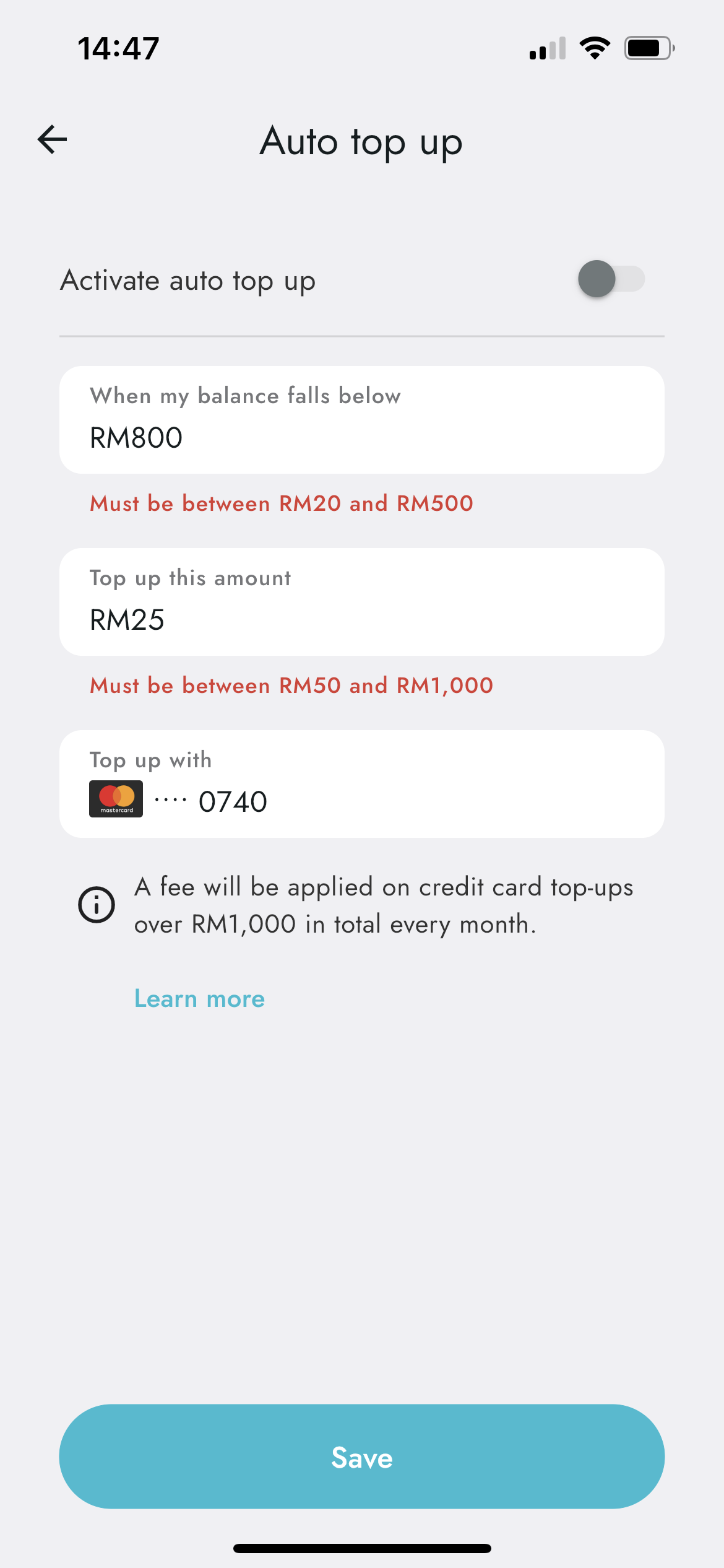 [Top Up] How do I setup auto top-up feature in my BigPay app? – BigPay ...