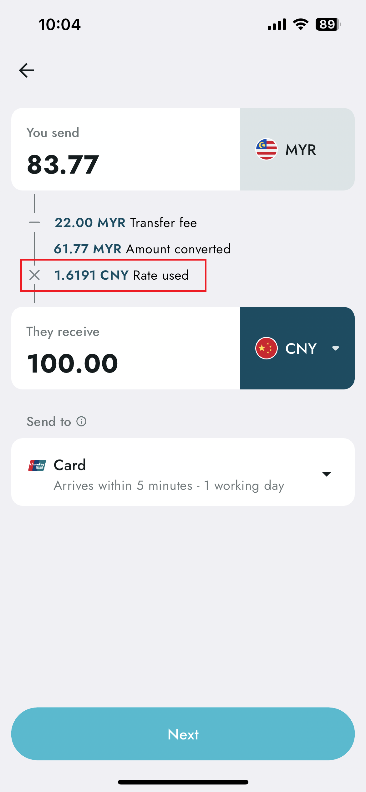 [UnionPay] What's the exchange rate for my transfer to UnionPay? 💱 ...